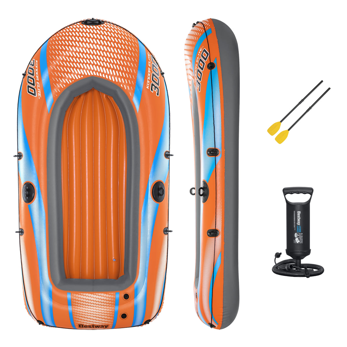8'1" x 48"/2.46m x 1.22m Kondor Elite 3000 Raft Set – BestwayEgypt