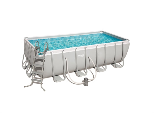 Power Steel™ 4.88m x 2.44m x 1.22m Rectangular Pool Set – BestwayEgypt